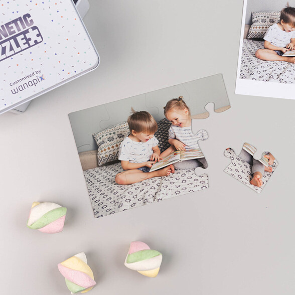 Personalised magnetic jigsaw puzzles | Wanapix