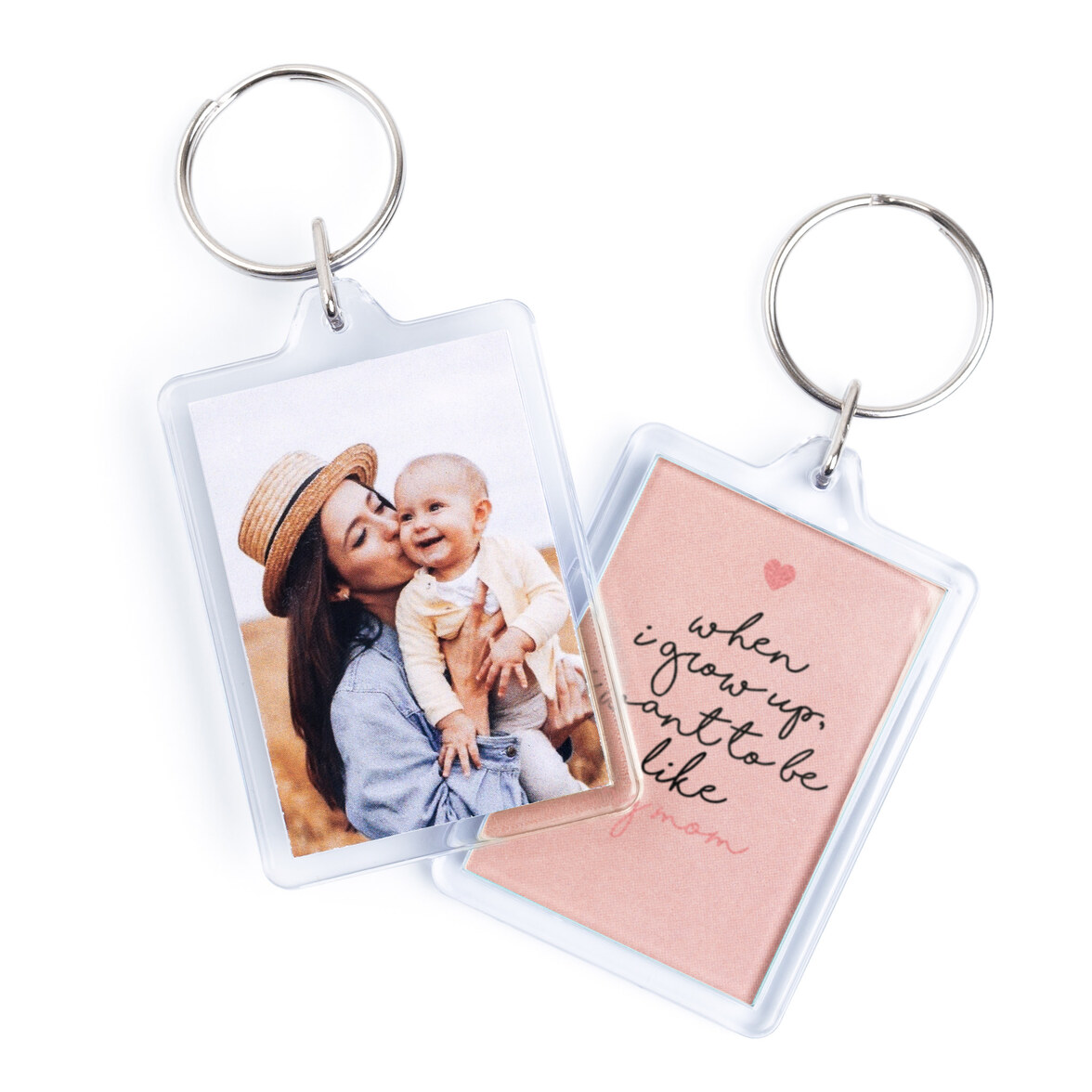 Personalised acrylic keyring | Wanapix