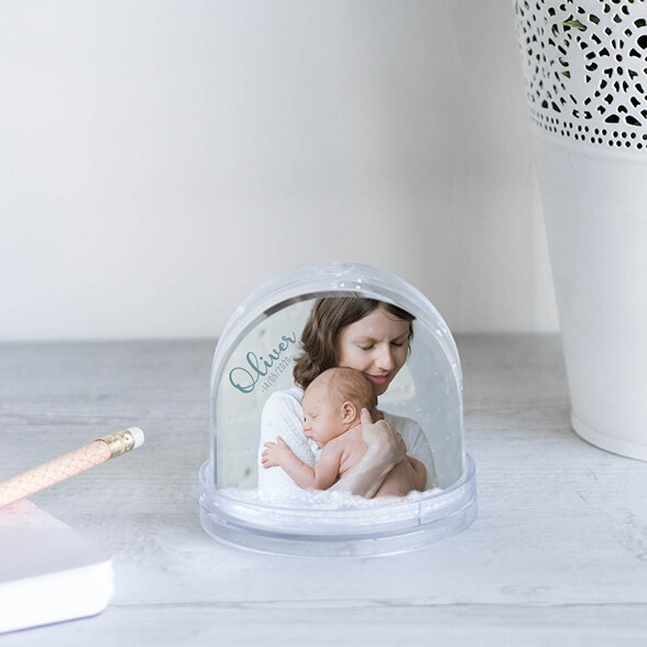Personalised spherical snowball | Wanapix