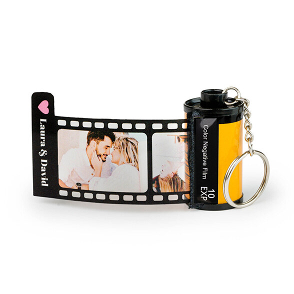 Custom film roll keychain | Photo film keyring | Wanapix
