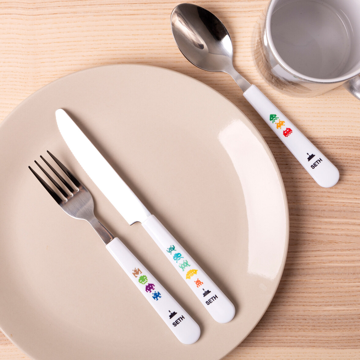 Personalised cutlery set | Wanapix