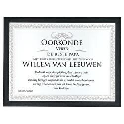 Persoonlijke oorkonde maken | Wanapix