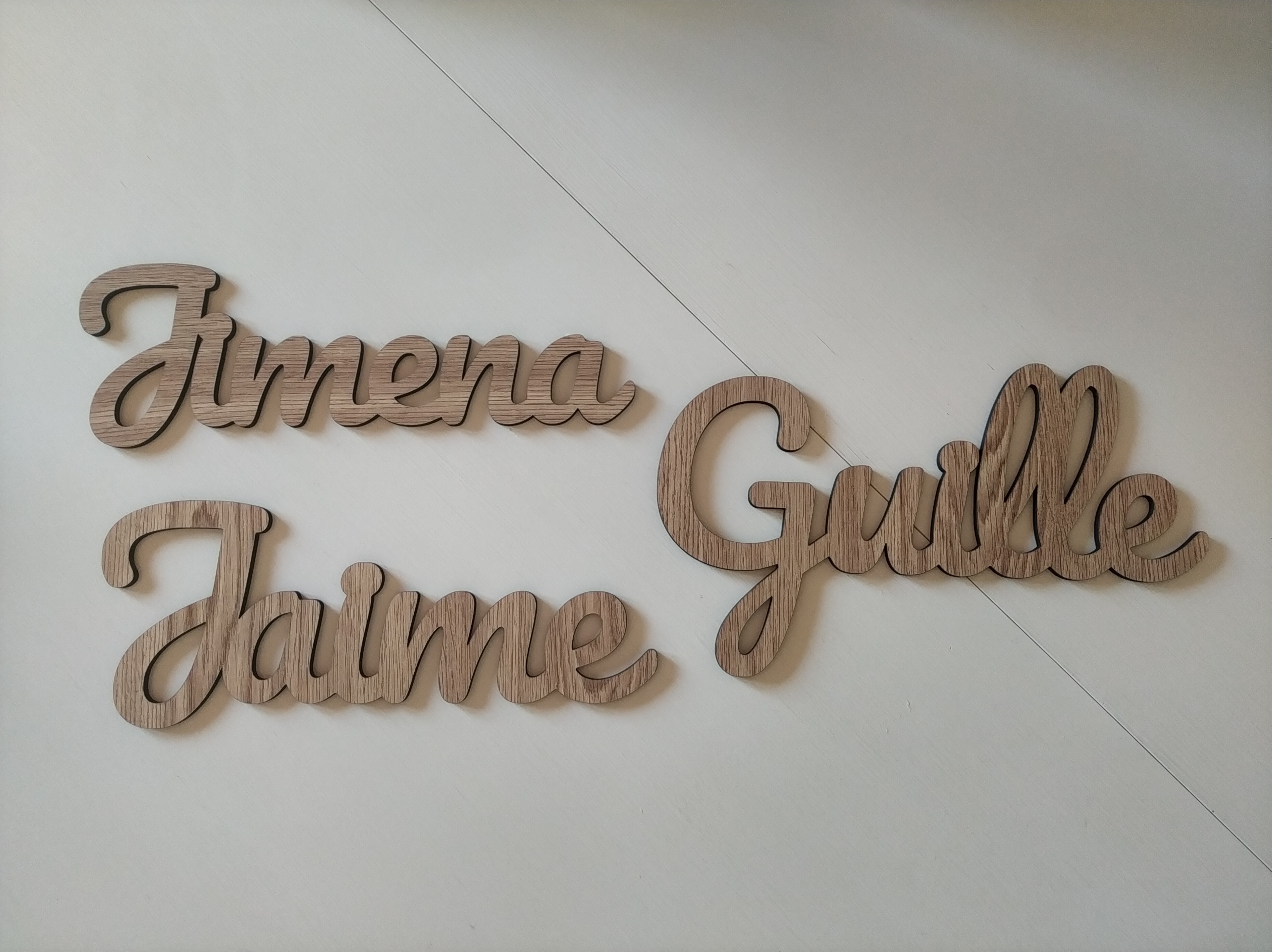 Nombres personalizados en madera | Nombres decorativos | Wanapix